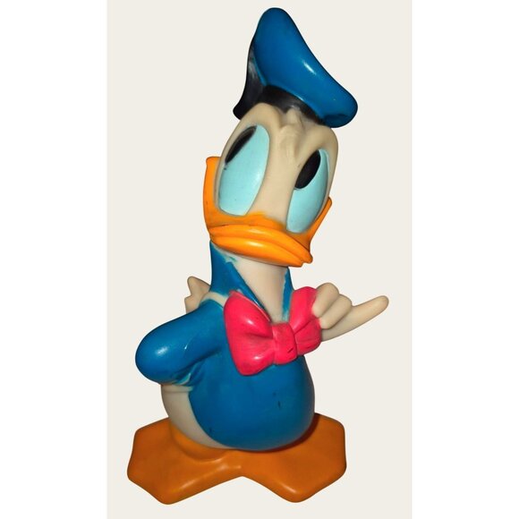 Disney | Accents | Vintage Donald Duck Rubber Coin Bank Disney ...